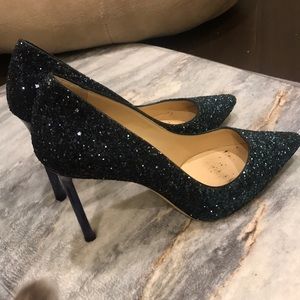 Jimmy Choo | Shoes | Jimmy Choo Romy Glitter Pointedtoe 0mm Pumps ...
